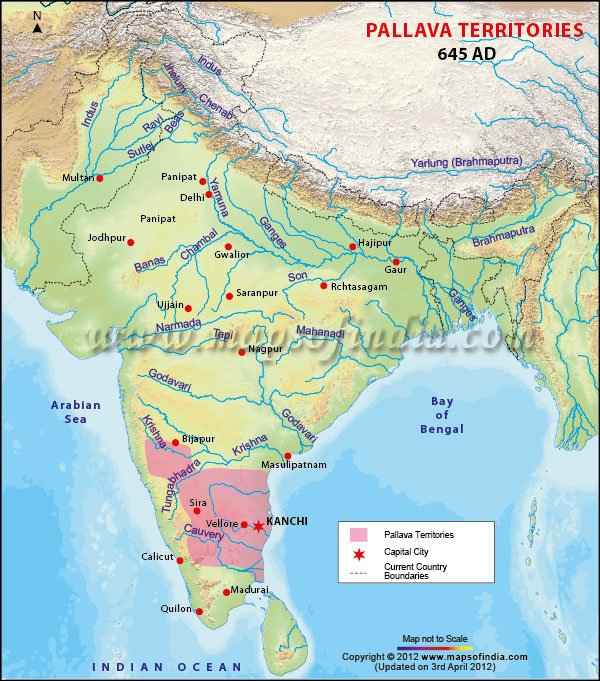 ancient tamil nadu map