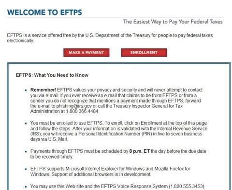 美國工作及旅遊生活經驗分享: 如何利用 EFTPS 事先繳交預估所得稅?