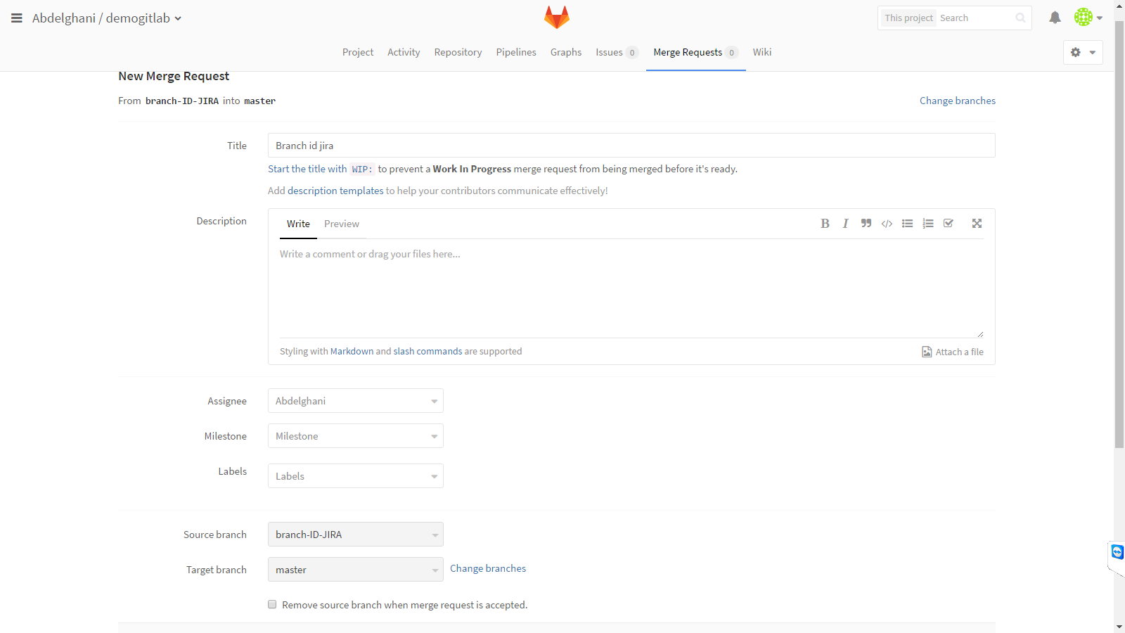 Abdelghani Azri Blog: A simple git workflow with GitLab