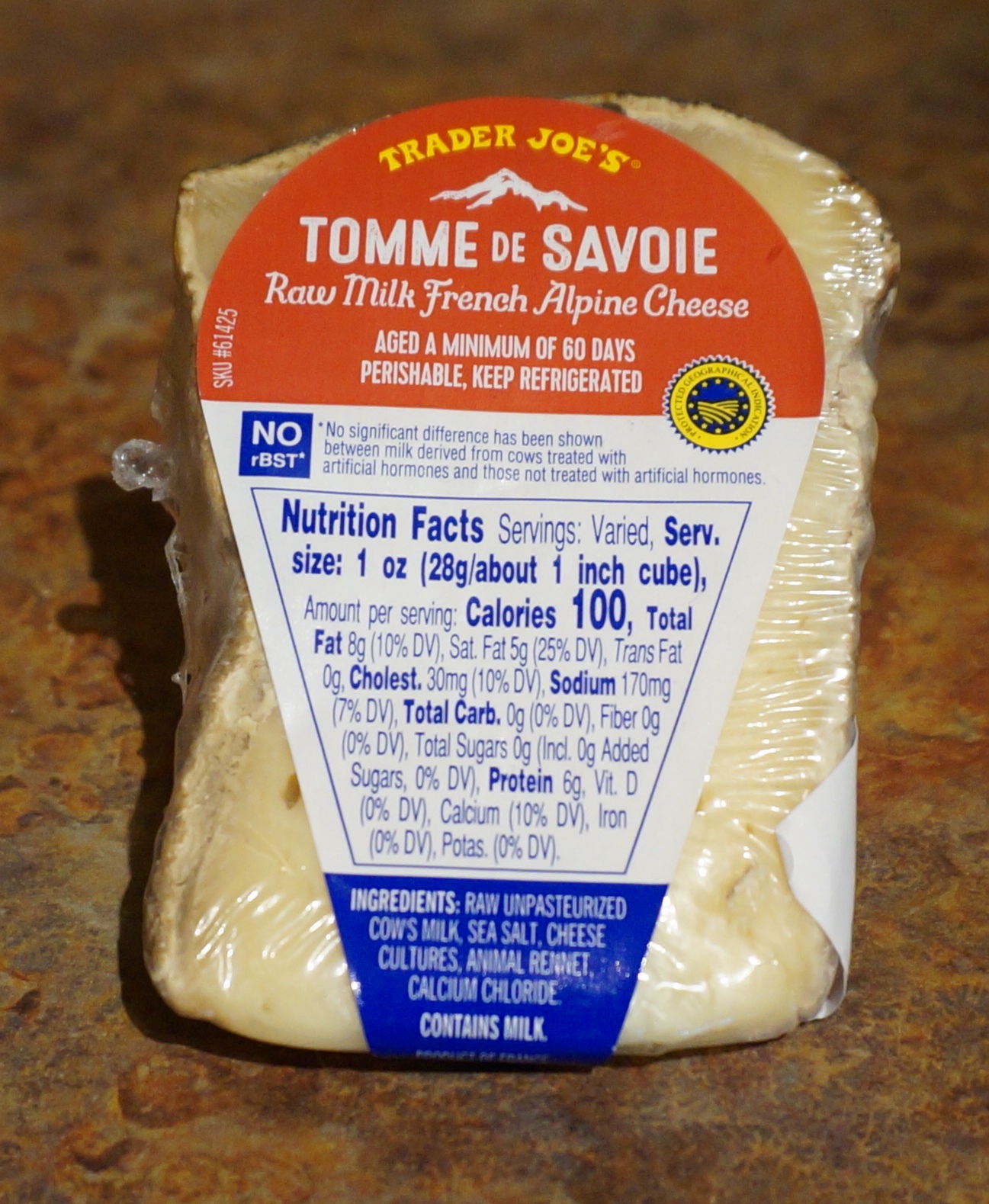 Exploring Trader Joe's: Trader Joe's Tomme De Savoie Raw Milk French ...