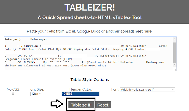 Cara Import Tabel di Excel Ke Wordpress ~ Secercah Ilmu