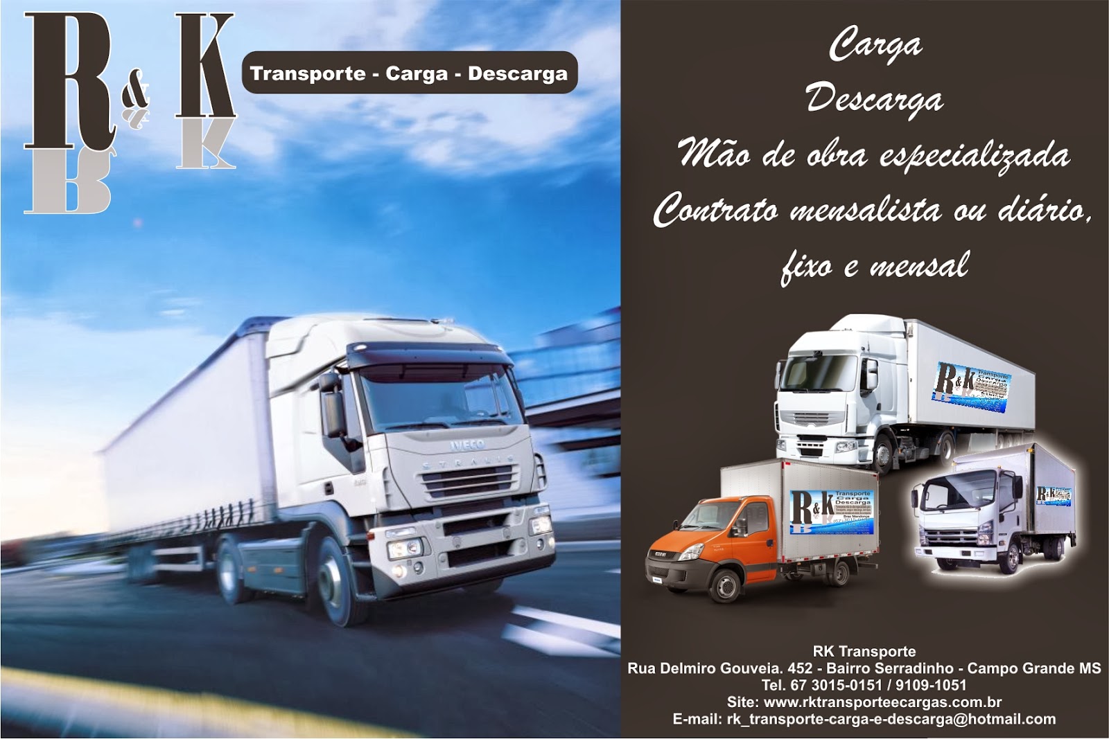 RK Transportes - Campo Grande MS - www.rktransportadora.com.br, RK ...