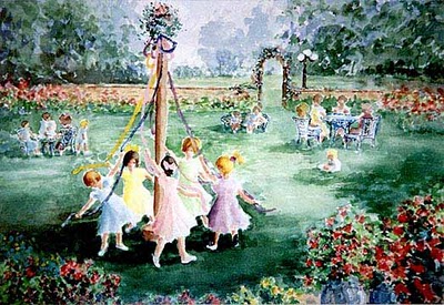 Family Plus Food Equals Love: May Day and Maypoles