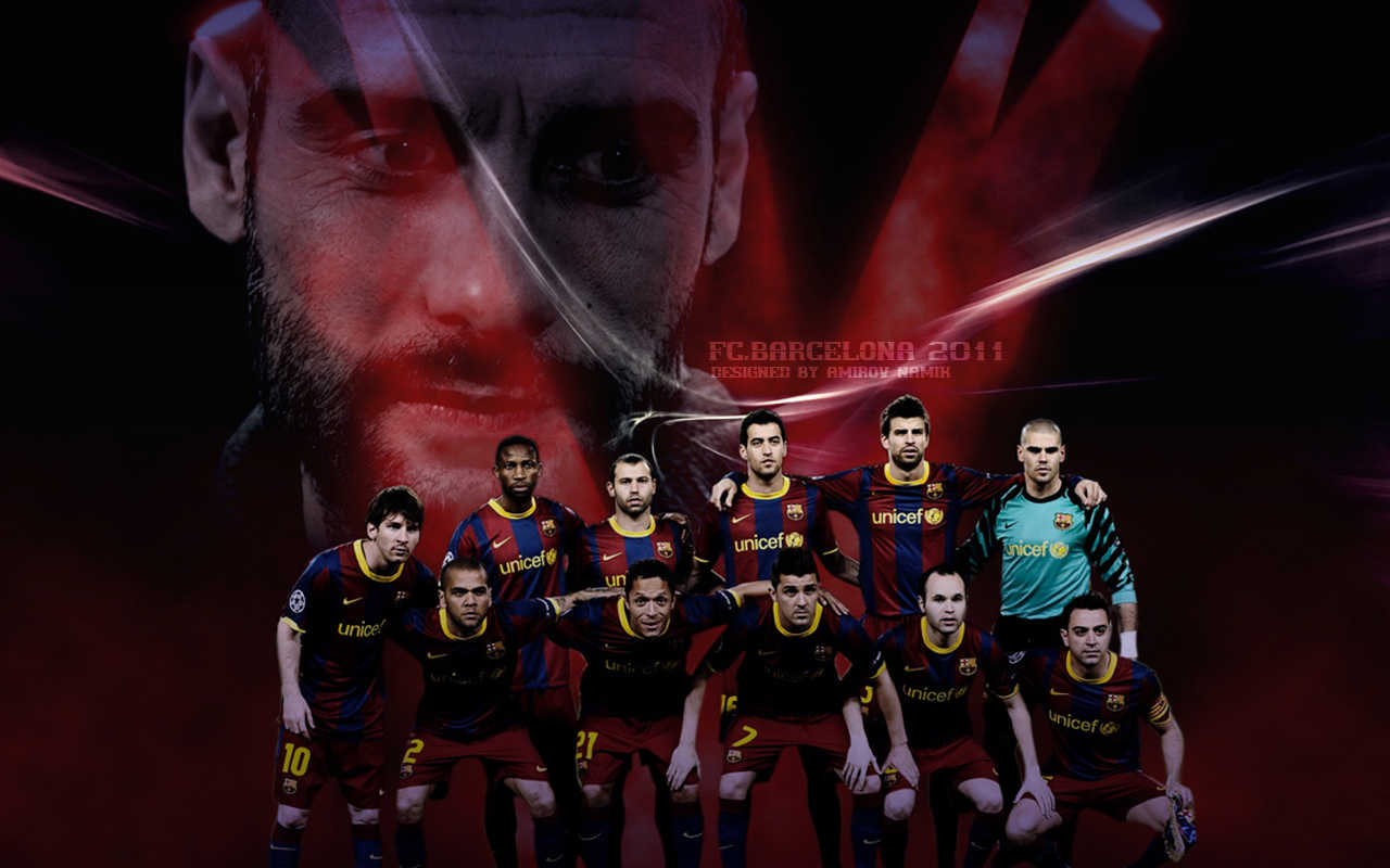 Barcelona FC Team Wallpaper | Desktop Football Wallpaper