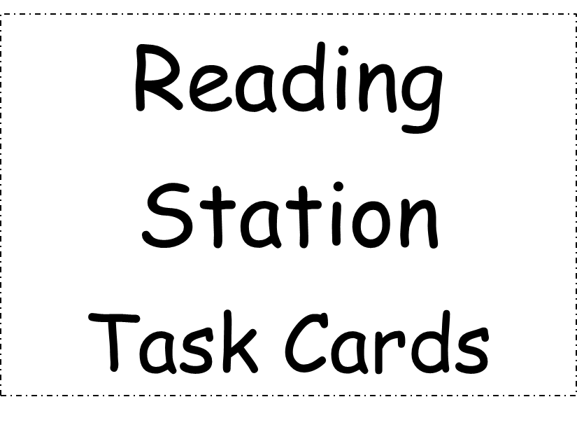 Team J's Second Grade Fun: Literacy Stations - Reading Station Ideas