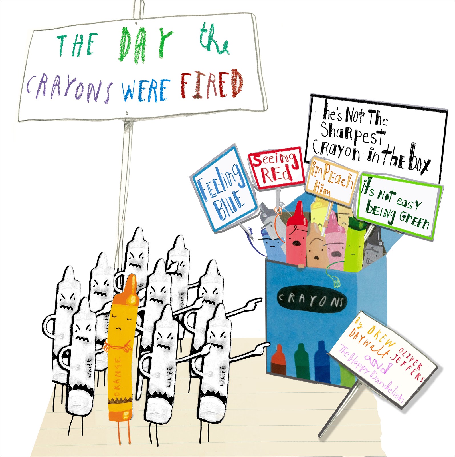 The Day the Crayons were Fired children's book Parody