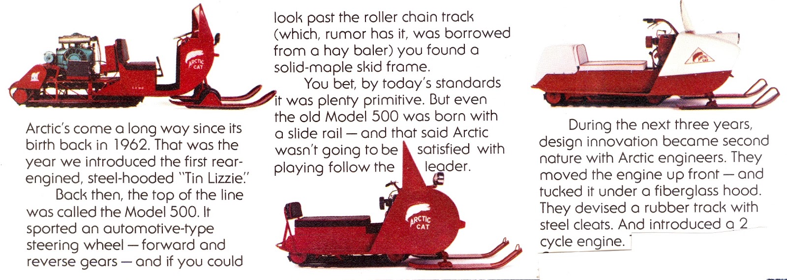 CLASSIC SNOWMOBILES OF THE PAST: ARCTIC CATS FIRST SNOWMOBILES