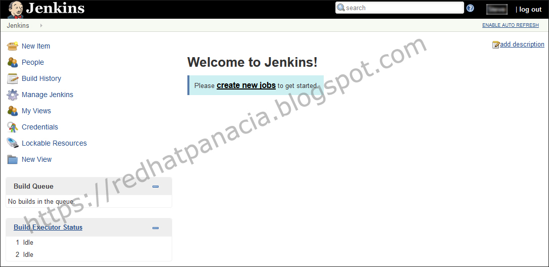 Installation of Jenkins Server - RedHat Panacia