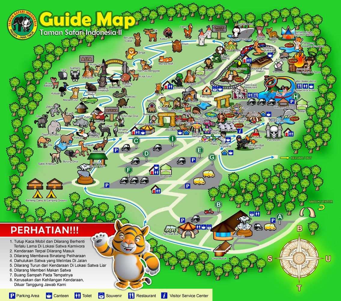 > Peta Lengkap Indonesia: Taman Safari II Prigen Pasuruan