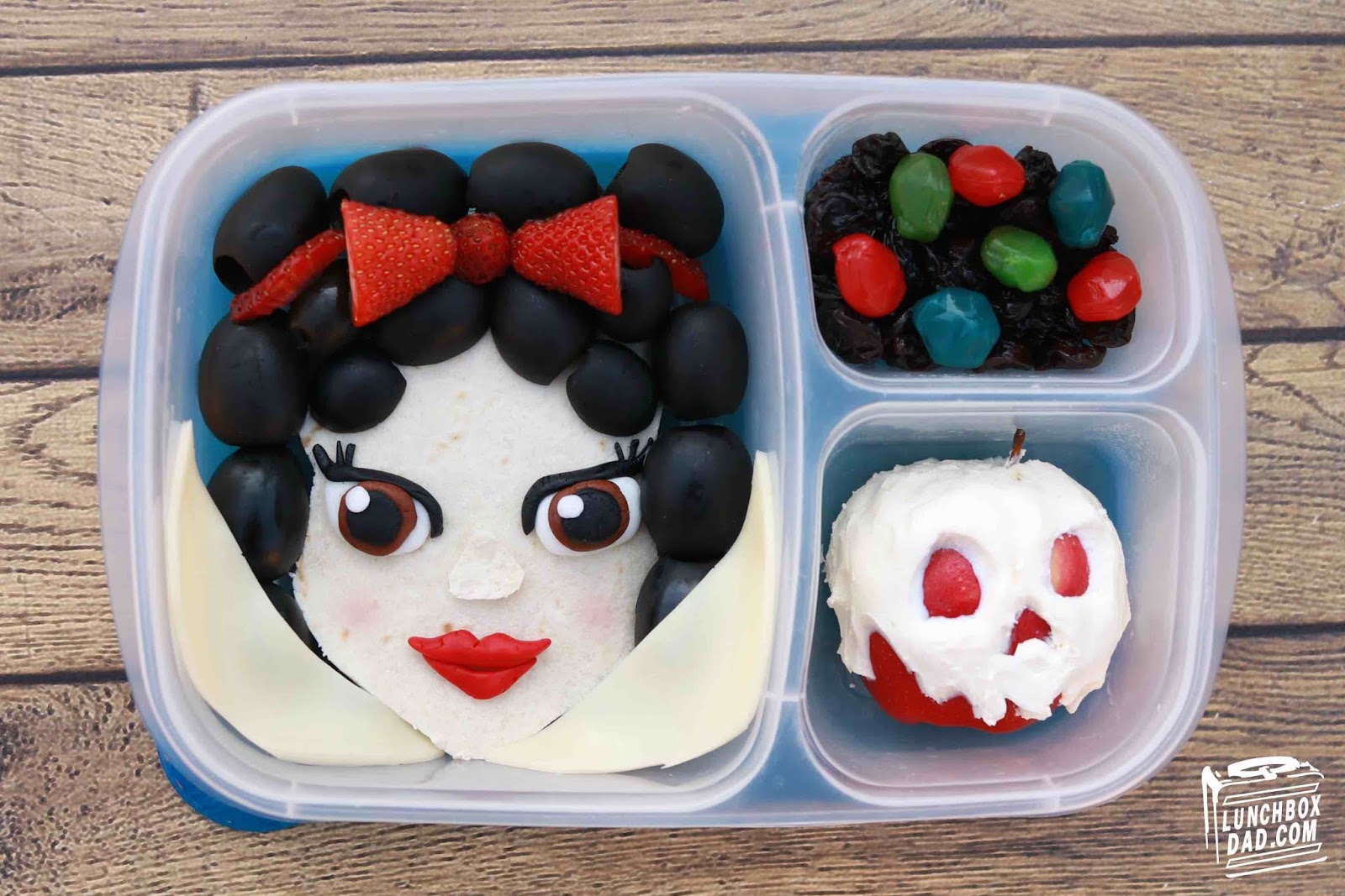 Lunchbox Dad: How to Make a Snow White Lunch