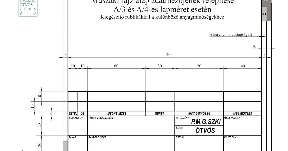 szakinfokepzo: MŰSZAKI RAJZ KERETEZÉSE