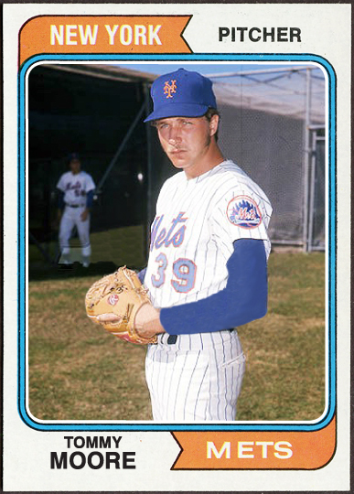 WHEN TOPPS HAD (BASE)BALLS!: NOT REALLY MISSING IN ACTION- 1974 TOMMY MOORE