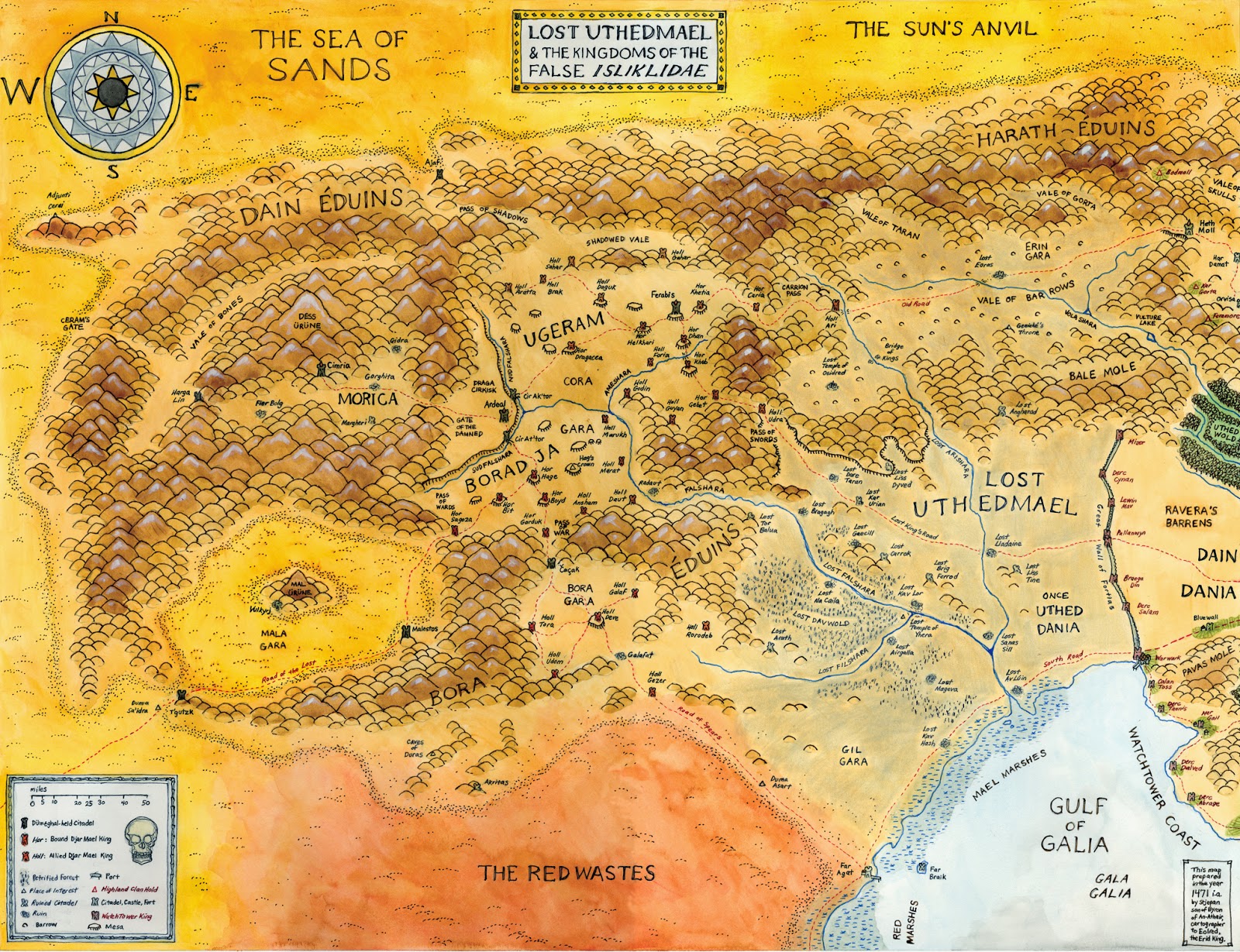 a Fantasy Reader: New maps - Mark Smylie's The Barrow