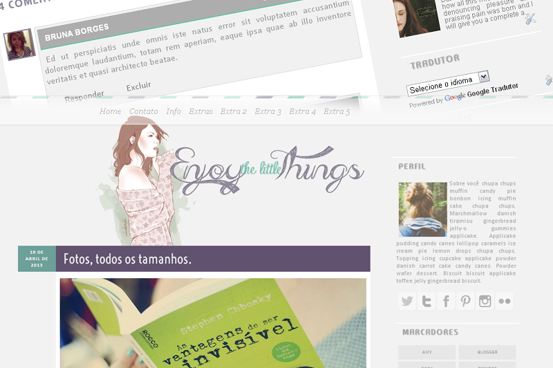 ムーン木星: Novo layout + lista de layouts para blogger