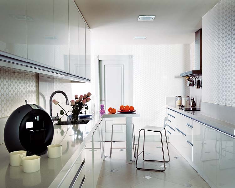 Ev Home: Beyaz mutfak modelleri