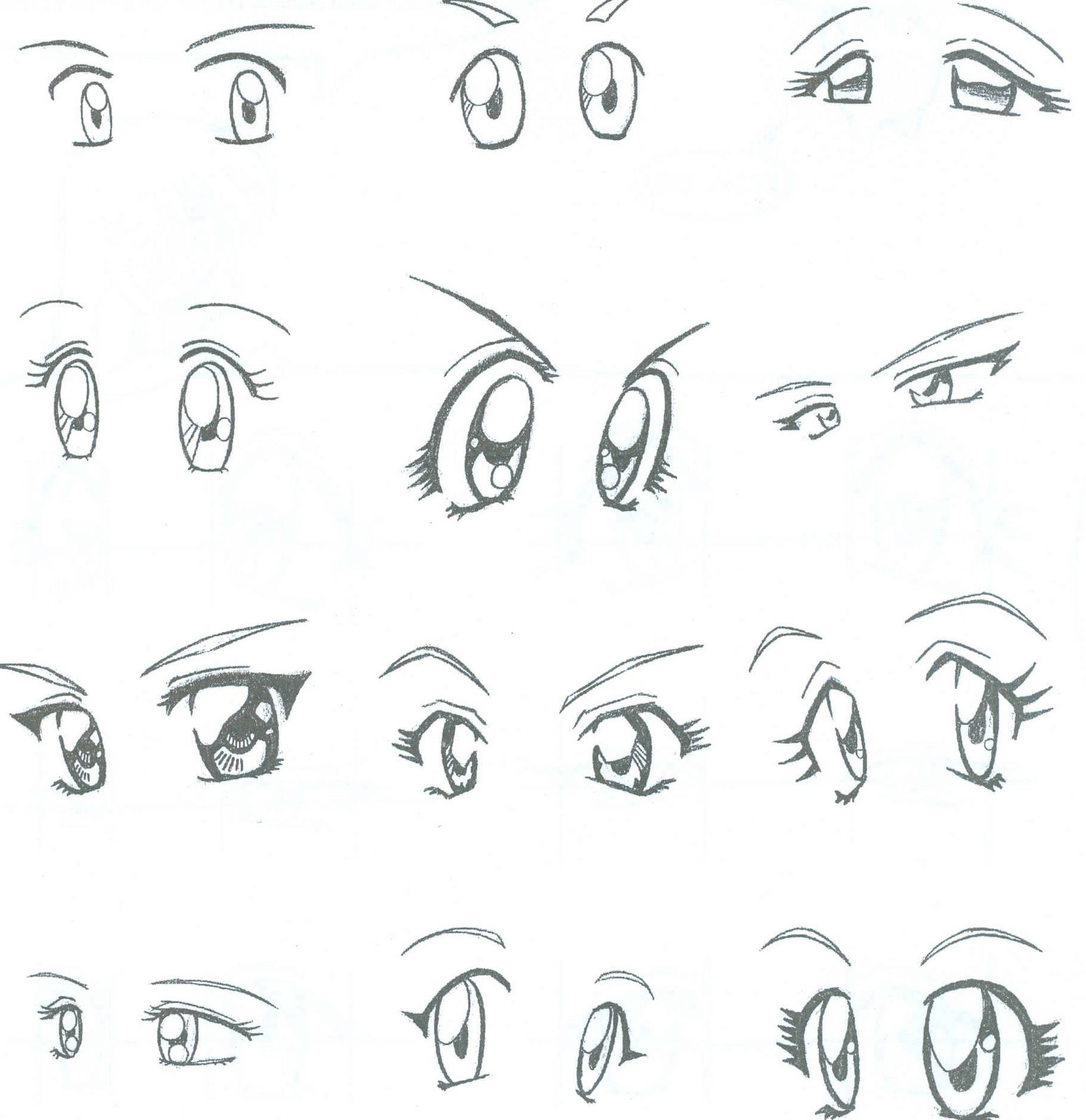 Capitan Mangá Aprenda A Desenhar Como Desenhar Olhos Femininos