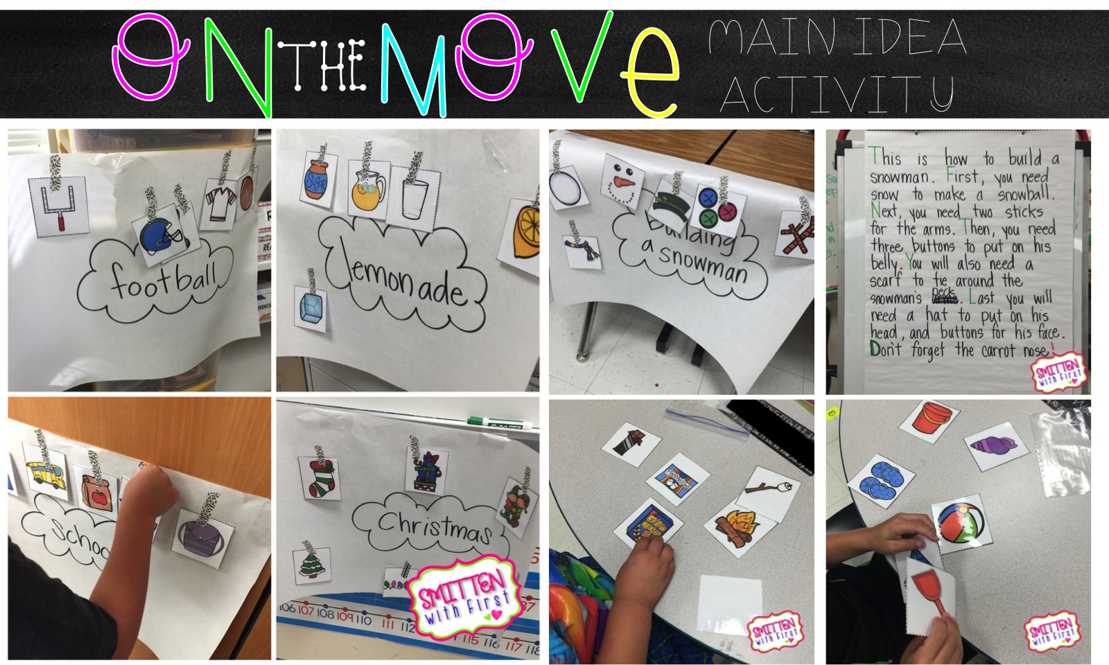 Tying Up Comprehension (Main Idea) - Smitten with First