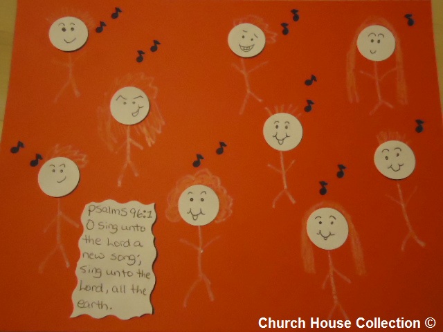 Church House Collection Blog: Kids Singing Praise To The Lord Craft