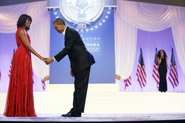 MİCHELLE OBAMA İN JASON WU – 2013 PRESIDENTIAL İNAUGURAL BALL