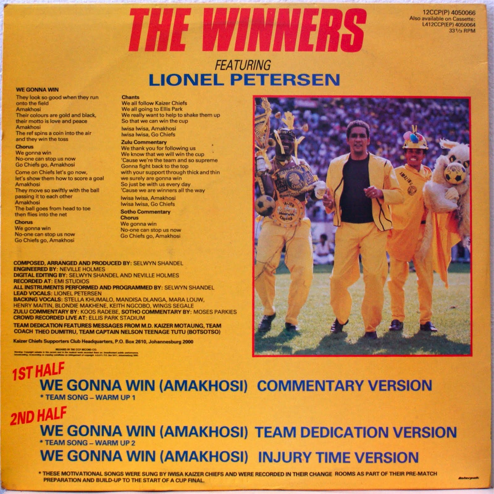 Afro-Synth: THE WINNERS - We Gonna Win (1986)