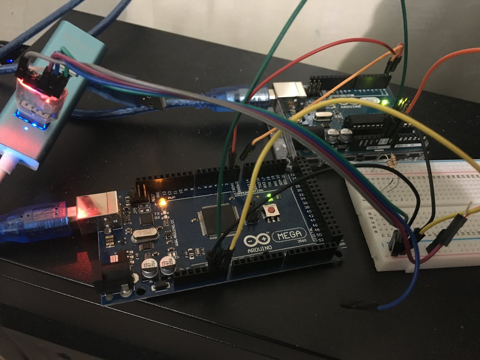 Arduino | 序列練習(1)：兩個Arduino通訊---使用TX0、RX0