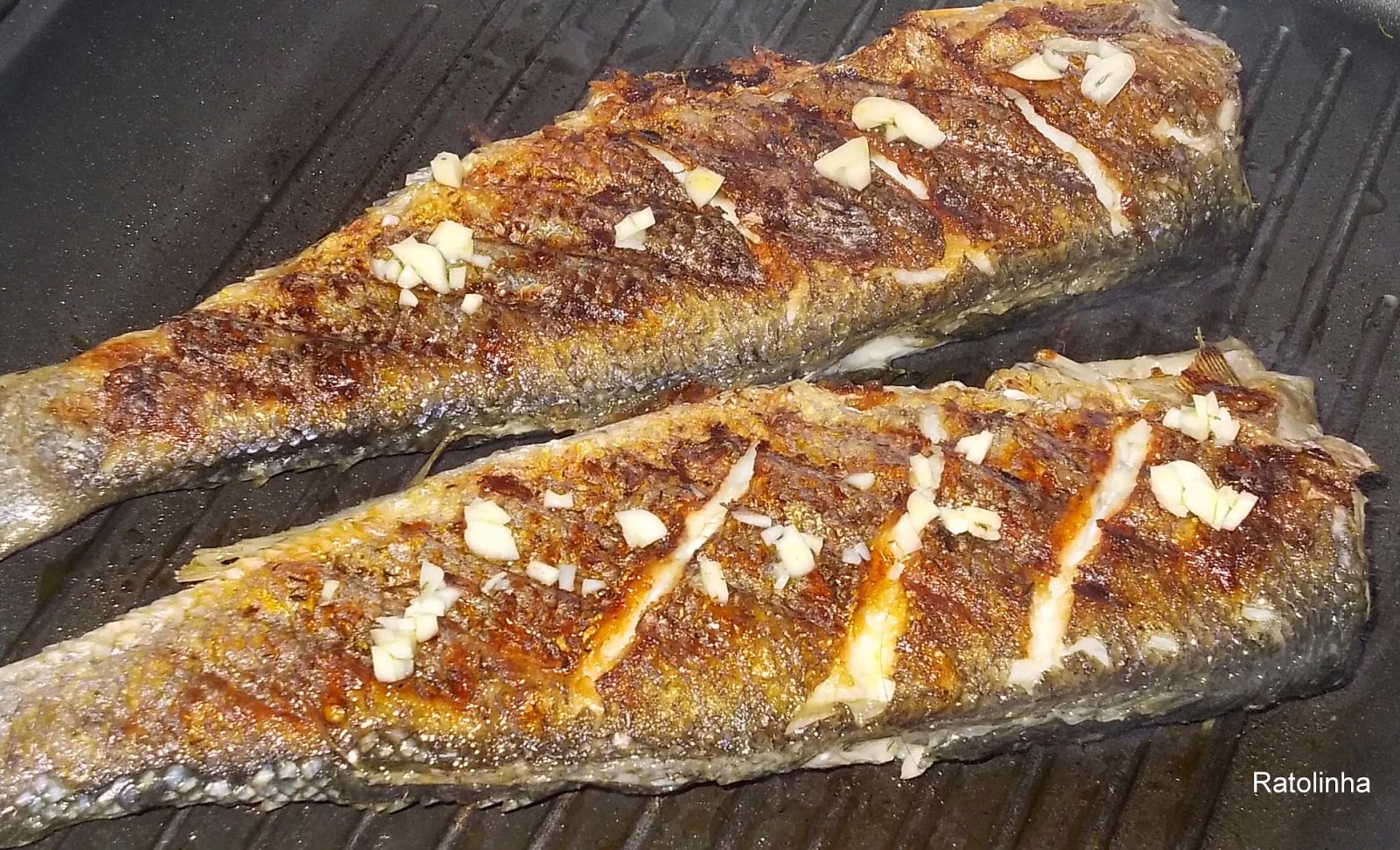 Ratolinha - Receitas de Culinária : Robalo Grelhado com Especiarias Aneto