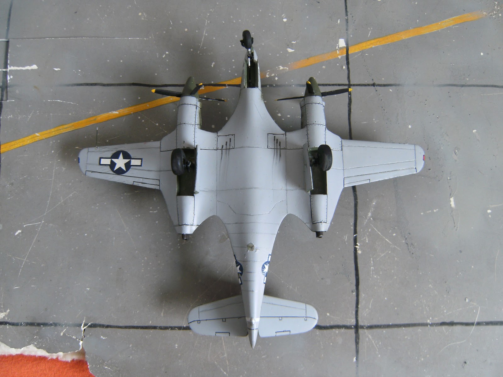 Happyscale-Modellbau: McDonnell XP-67 Bat - Anigrand resin-kit 1/72