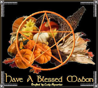 The Wiccan Life: BLESSED MABON! (and the winner's are ...)