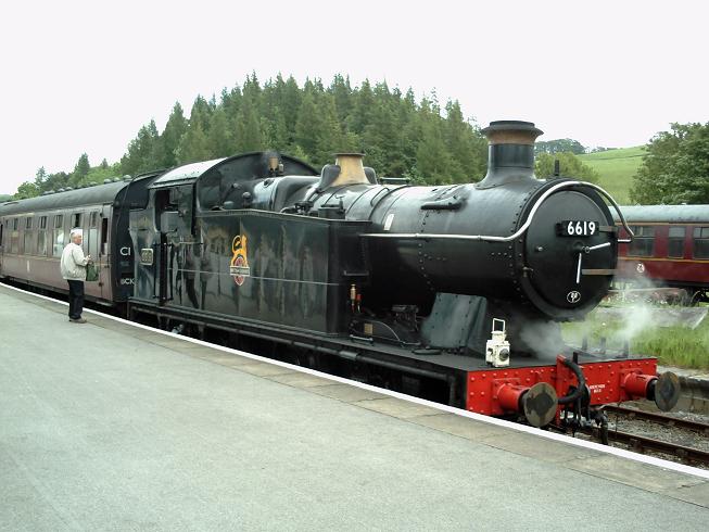 Steam Memories: GWR 6619