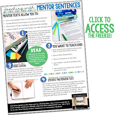 Teaching with Mentor Texts in High School - The Secondary English ...