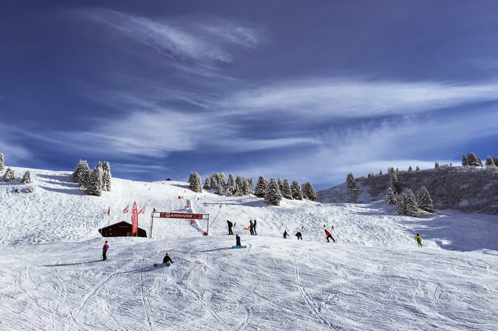 loving switzerland blog: Skiing in Villars-Gryon