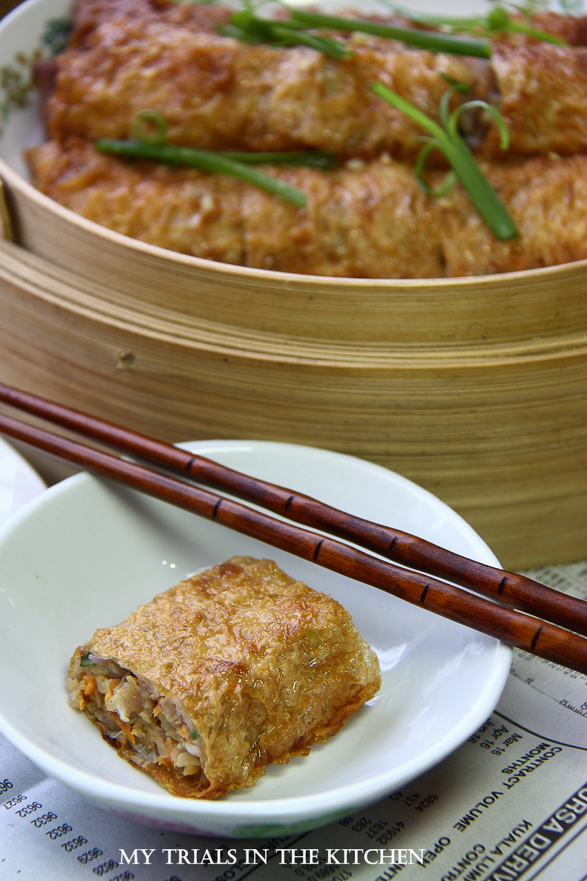 My Trials in the Kitchen: Beancurd Skin Roll (Fu Pei Guen)