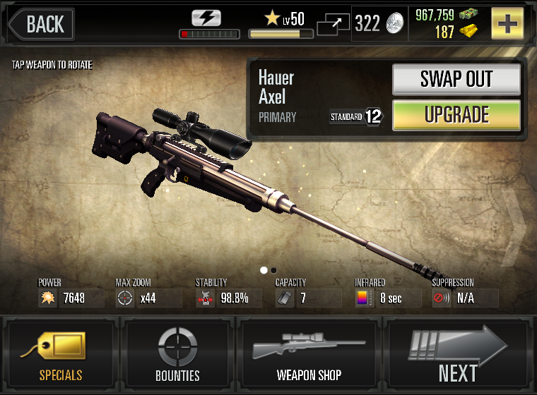 Deer Hunter 2014: Standard 12 Rifle is Ready: Hauer Axel