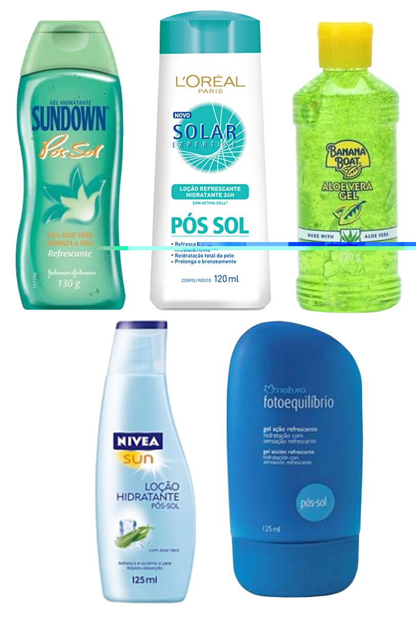 Sol & Água: Loções pós-sol