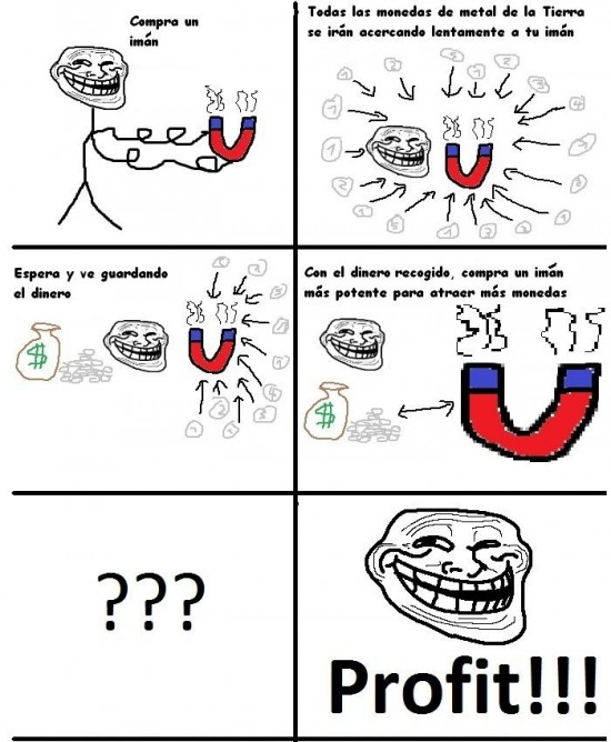 Forever Alone: Troll Face - Money?