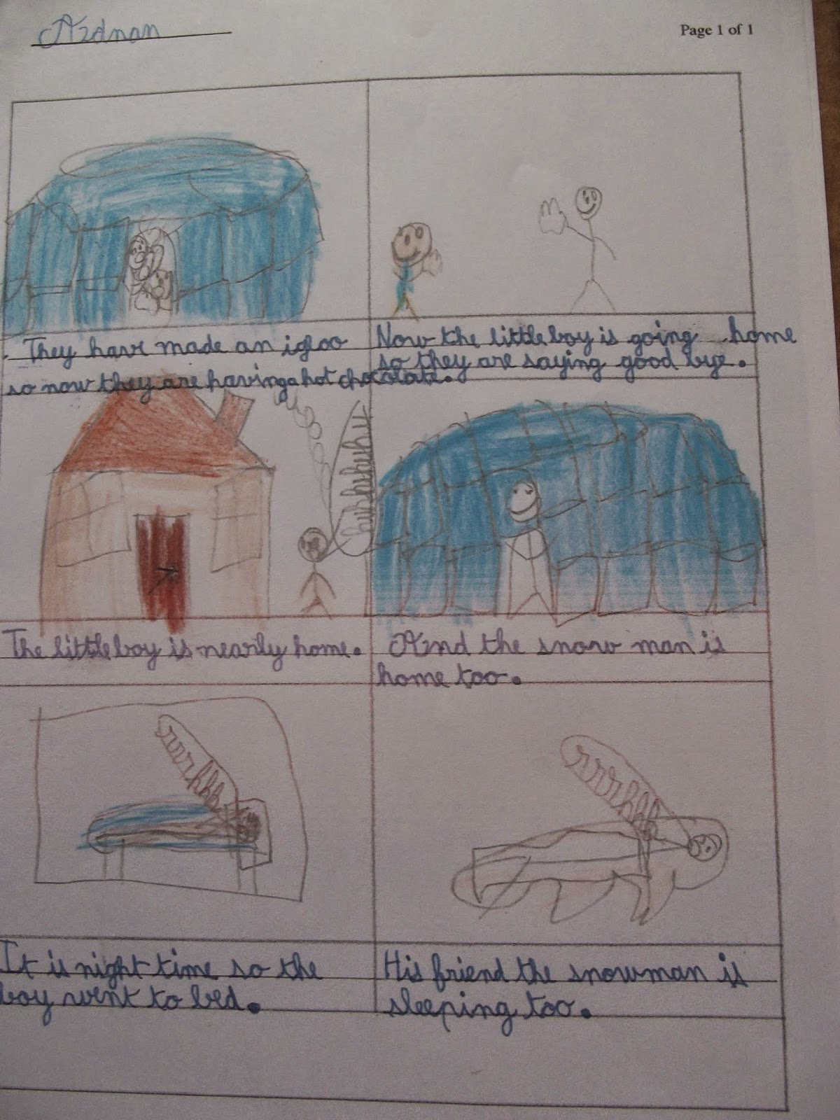 Blackhen Education: KS2 - Writing our own storyboards.