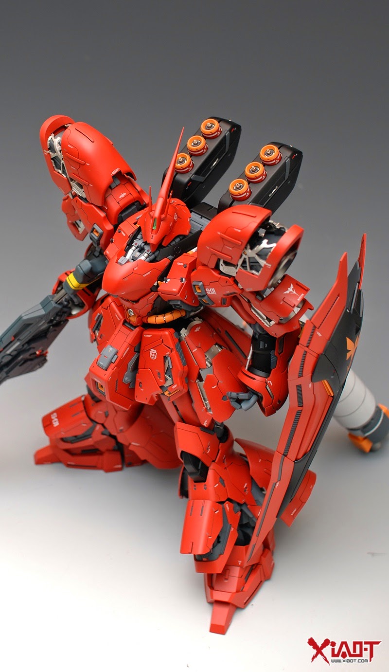 MG 1/100 Sazabi Ver. Ka with Huge Backpack Tanks" - Custom Build with ...