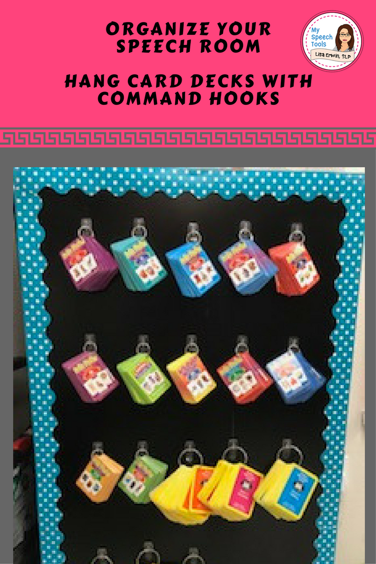 My Speech Tools: Speech Therapy Room Organization with Command Hooks