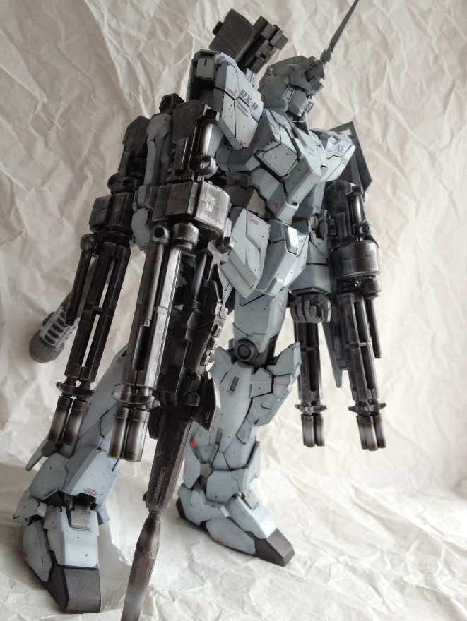 GUNDAM GUY: 1/100 Unicorn Gundam [Unicorn Mode] Battle Damage Version ...