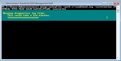 Sharepoint Urls and Uls: Merge-Splogfile is an amazing tool