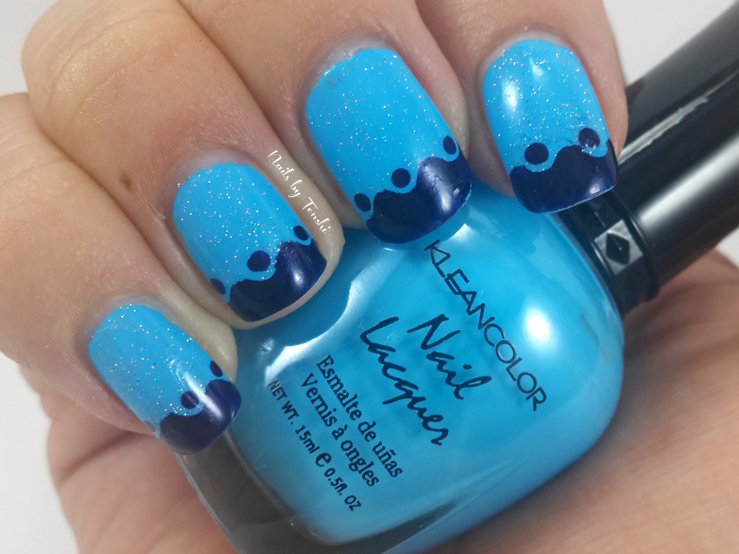 Nails by Tenshi: Reto Colores 2: Azul