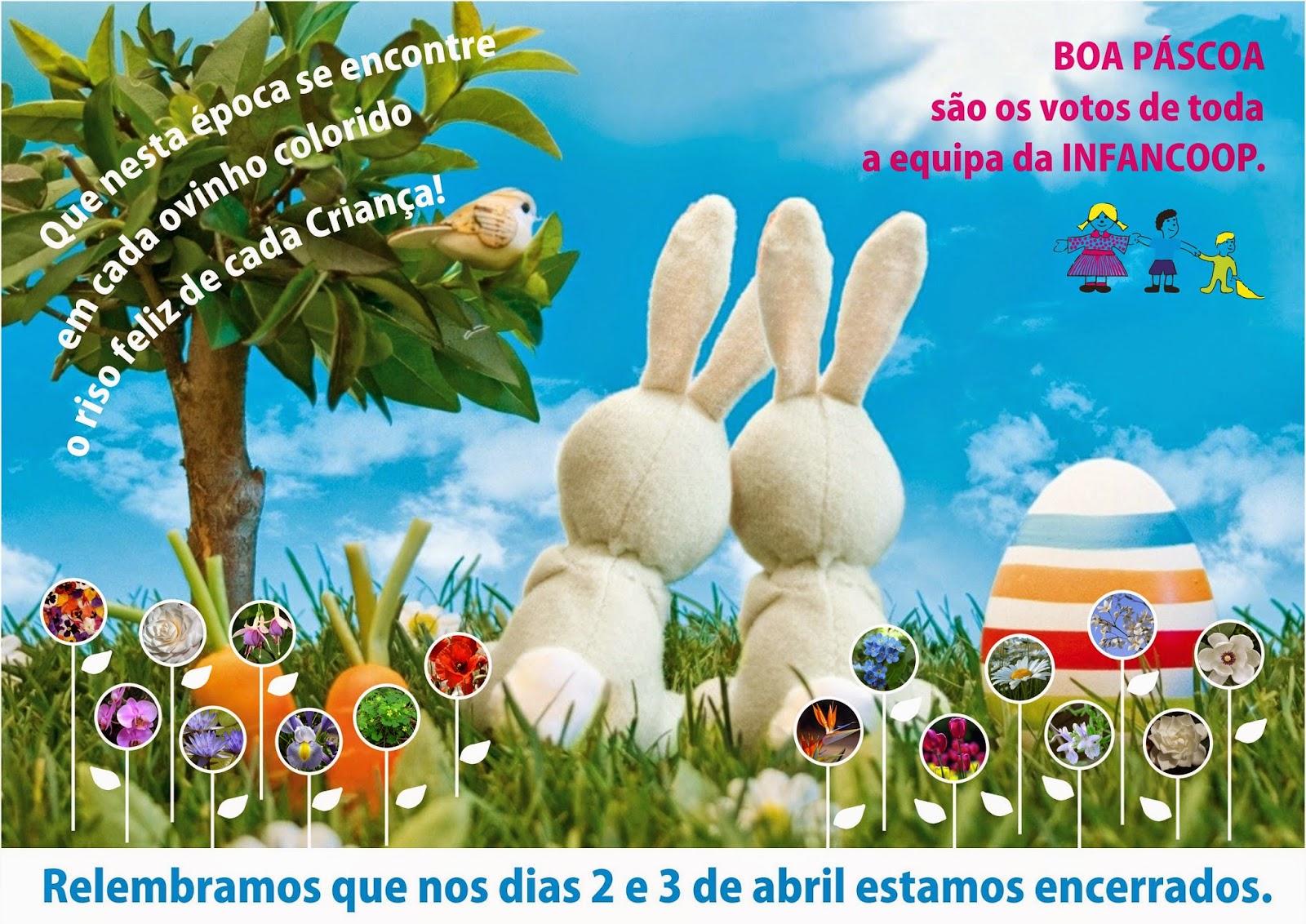 1.ºCiclo na Infancoop: Boa Páscoa!