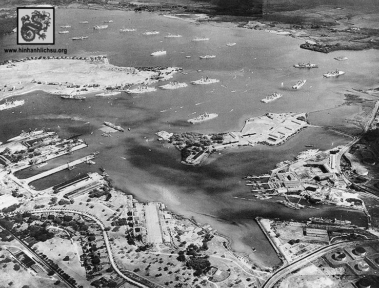 Trận Trân Trâu Cảng nhìn từ không trung - Hình Ảnh Lịch Sử - Bộ sưu tập ...