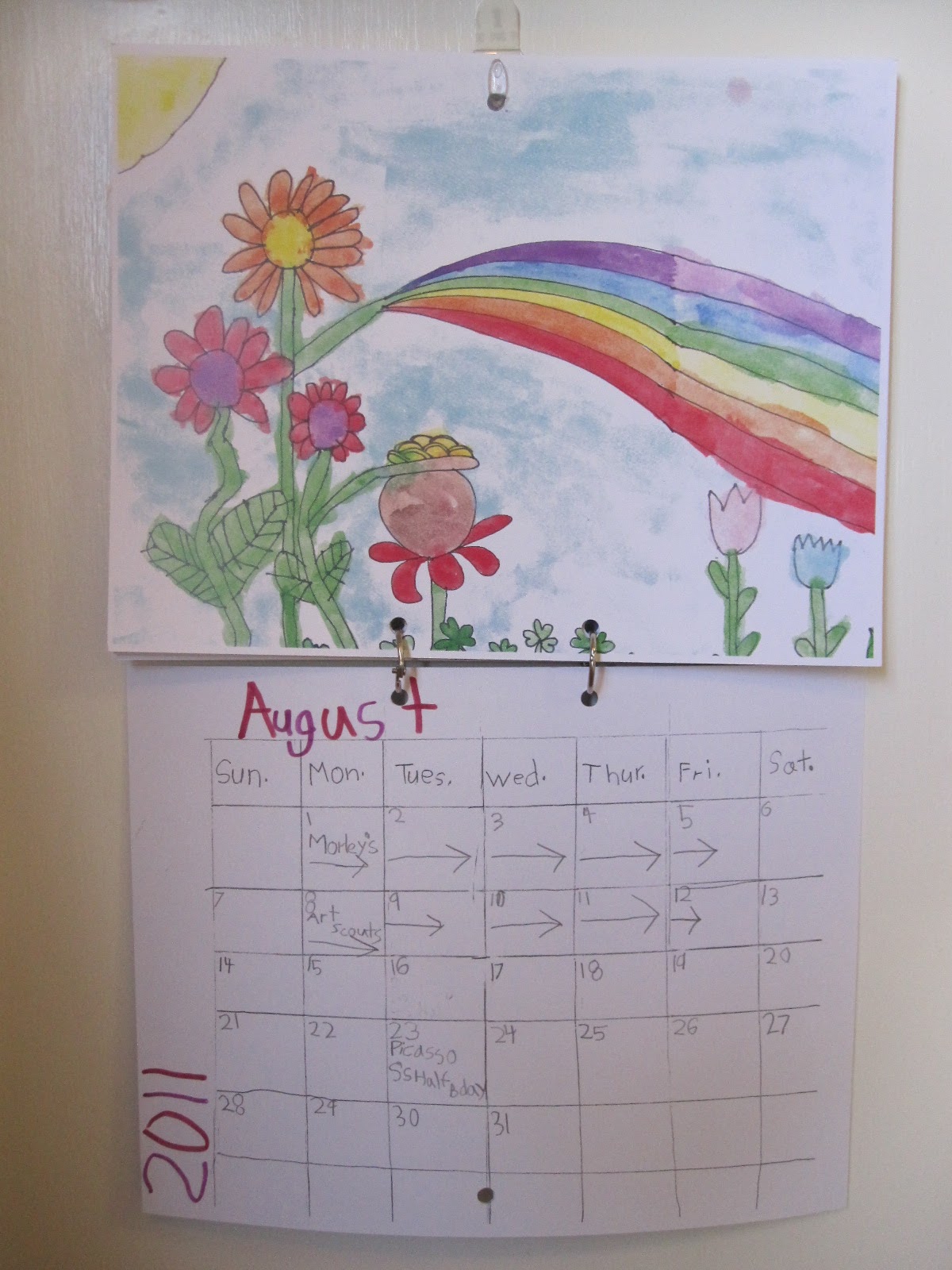 Home With Heart: Making A Calendar