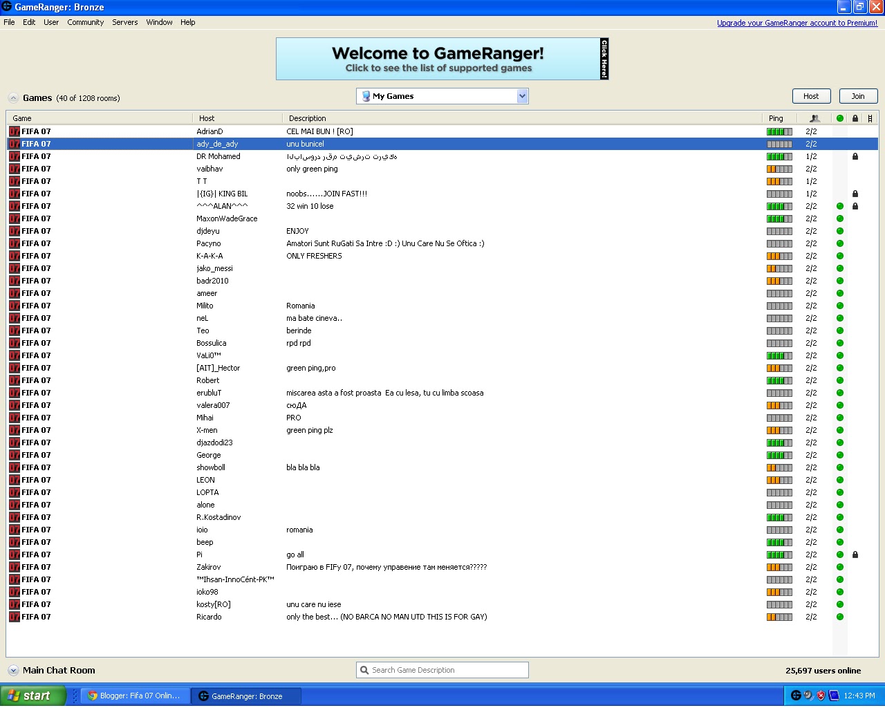 Fifa 07 Online: Play Fifa 07 Online Using GameRanger