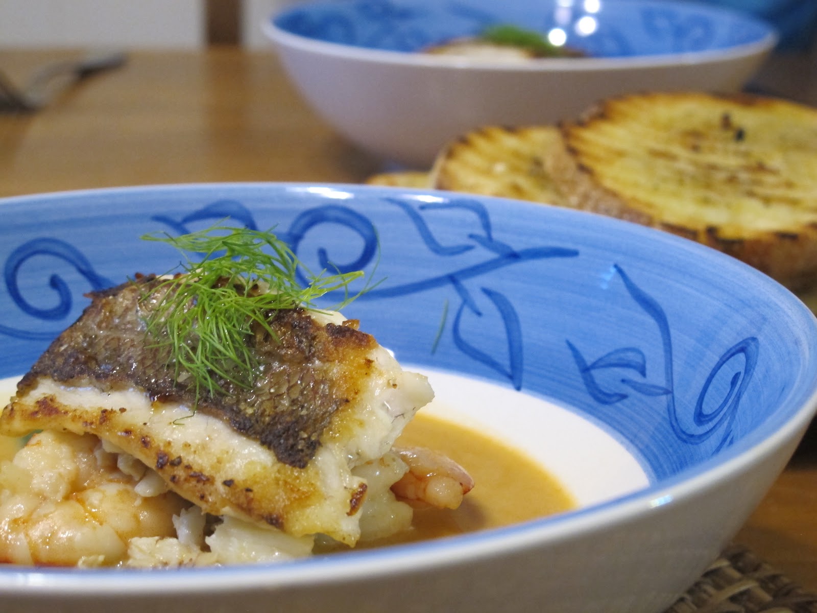 muppys: Bisque with Snapper, Prawn and Crab (an MKR recipe)