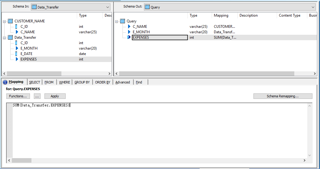 SAP BODS: Data Transfer Transform - SAP-BODS
