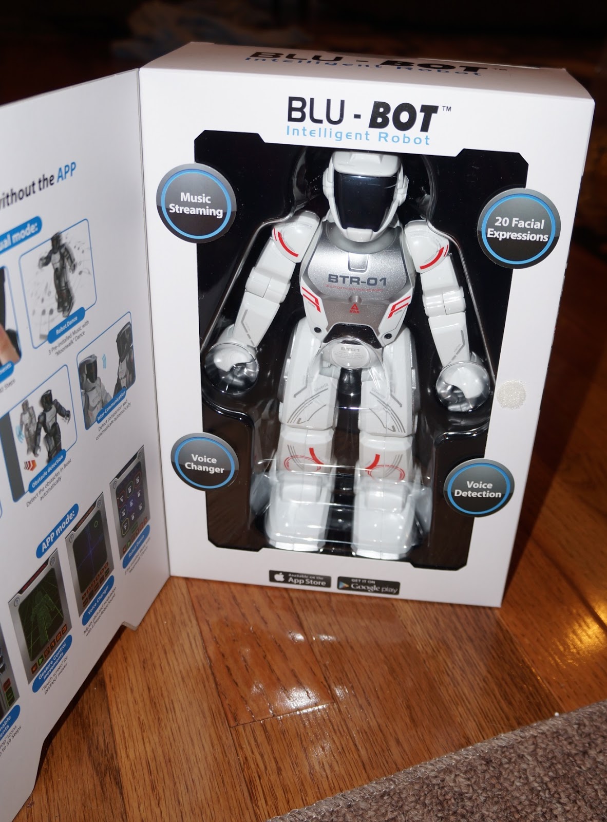 Evan and Lauren's Cool Blog: 11/15/15: Silverlit Blu-Bot Robot Giveaway and Review