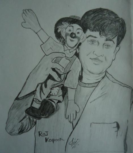 Pencil Sketches & Painting : Raj Kapoor