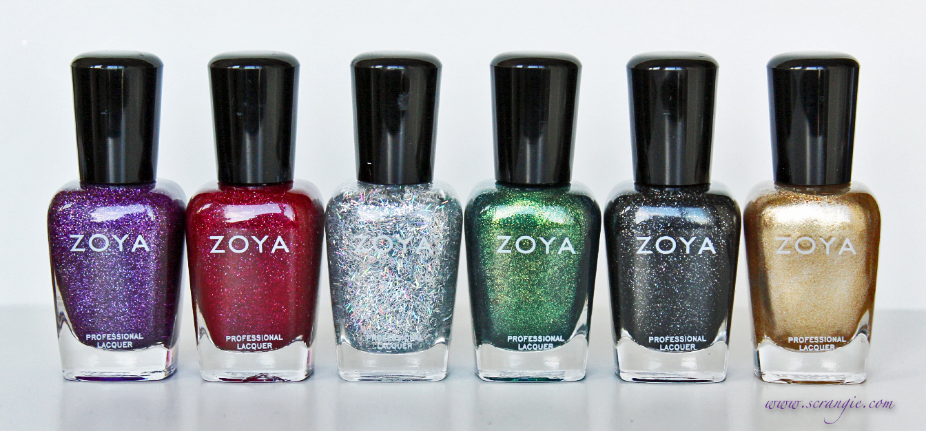 Scrangie: Zoya Ornate Collection Holiday 2012 Swatches and Review